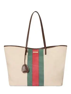 Gucci Tribeca Large Tote Bag With Charm - Black