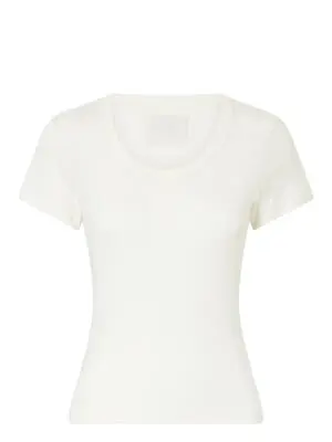 Citizens Of Humanity Citizens Of Humanity Maude Ribbed Jersey T-Shirt Neutrals
