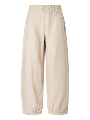 Suzie Kondi Delos" Linen Wide-leg Pants - Neutrals