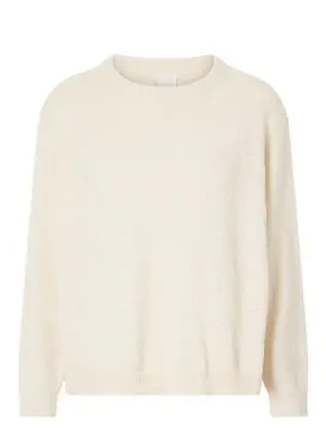 Suzie Kondi Kismet Knitted Cotton Sweater - Neutrals