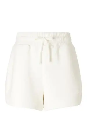 Varley Coulter High-rise Flared Hem Jersey Shorts - Neutrals