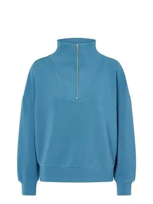 Varley Hawley Doublesoft Jersey Sweatshirt - Blue
