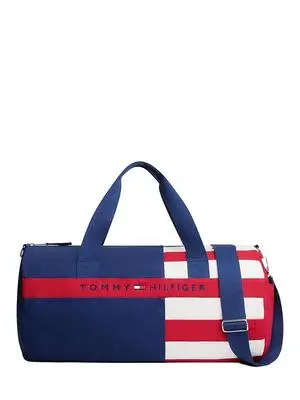 Tommy Hilfiger Flag Colorblock Canvas Duffel Bag - Multi