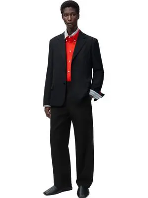 Loewe Tailored Wool Trousers - Black