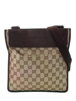 Gucci Gg Supreme Canvas Shoulder Bag - Neutrals