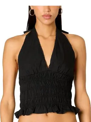 NIA Filippo Halter Top - Black
