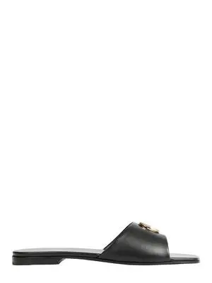 Gucci Double G Slide Sandals - Black