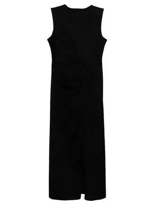 JNBY Twist-detail Sleeveless Dress - Black