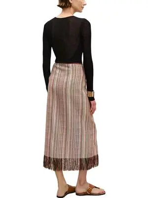 LESS Woven Wrap Skirt