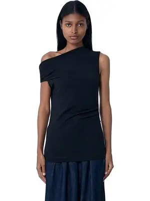 Dries Van Noten Henray Off-the-shoulder Top - Black