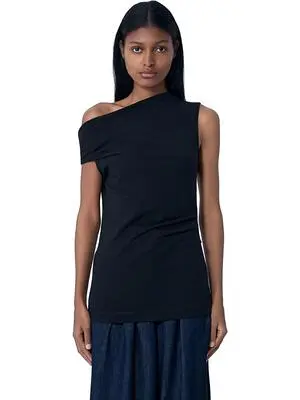 Dries Van Noten Henray Off-the-shoulder Top - Black