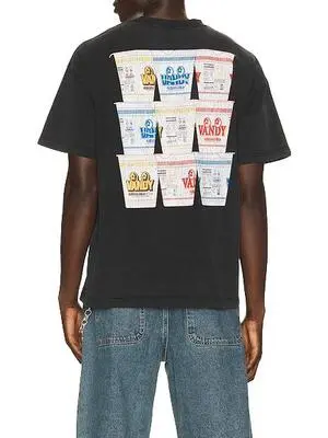 VANDYTHEPINK Cup Noodle Eye Logo T-shirt - Black