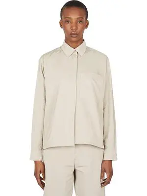 Max Mara MAX MARA Felix Lightweight Shirting Jacket Cream