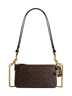 COACH Audrey Crossbody Bag In Signature Canvas - Brass/maple