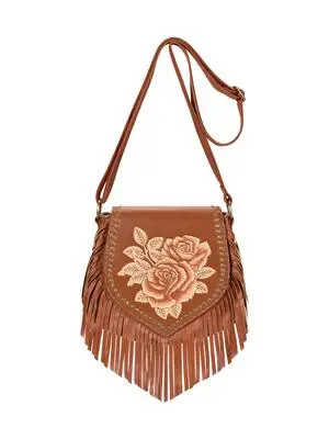 JODI LEE Akaroa Rose Bag - Brown