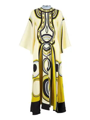 LA DOUBLEJ La DoubleJ Sanctuary Placée Silk Twill Maxi Dress