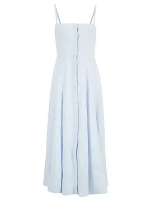 Gabriela Hearst Magritte Midi Dress - Blue