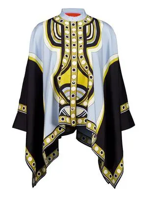 La DoubleJ La DoubleJ Sanctuary Placée Silk Twill Foulard Shirt Multicolour