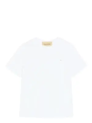 Valentino Garavani Vgold Cotton T-shirt - White
