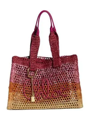 Chloé Raffia Tote Bag - Multi