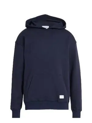 SHOE Cotton French Terry Hooded Sweatshirt - Navy