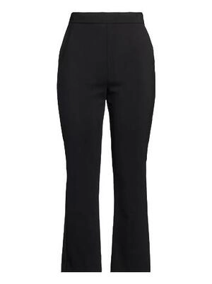 Max Mara Virgin Wool Blend Tapered Pants - Black