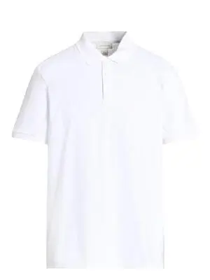 Calvin Klein Polo Shirt Size Cotton, Polyester - White