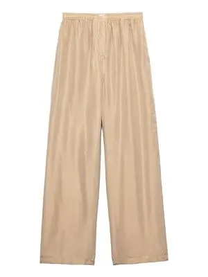 Prada Silk Pants - Limestone