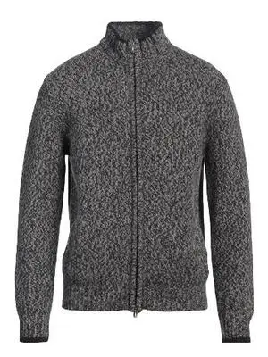 Fedeli Alpaca Wool And Virgin Wool Zip-up Cardigan - Grey