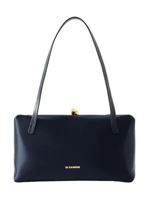 JIL SANDER Goji Pillow Satin Shoulder Bag - Blue