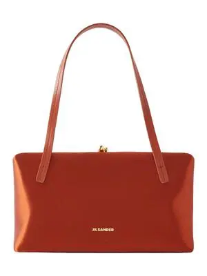 JIL SANDER Jil Sander Goji Pillow Satin Shoulder Bag Orange