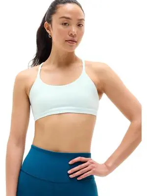 Athleta Transcend Scoop Sports Bra A-C Sky