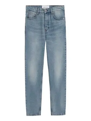 AMI Paris Tapered Fit Cotton Jeans - Blue