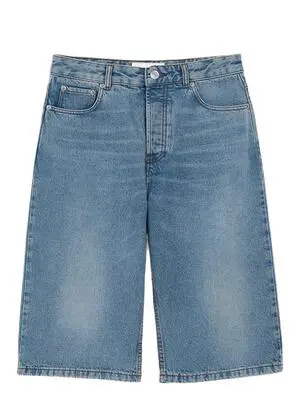 AMI Paris AMI Paris Cotton Large Fit Bermuda Shorts Blue