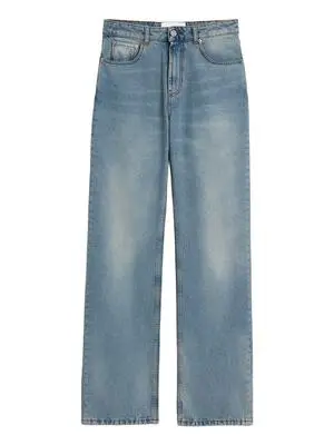 AMI Paris Large-fit Cotton Jeans - Blue