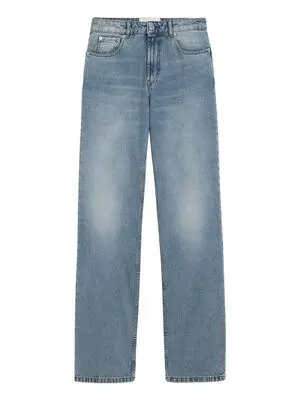 AMI Paris Large-fit Cotton Jeans - Blue