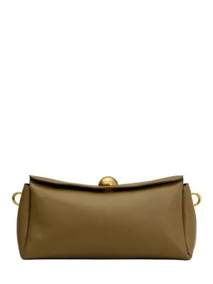 AMI Paris AMI Paris Smooth Leather Carrousel Bag Khaki