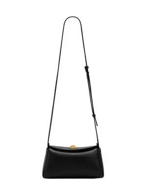 AMI Paris Cow Leather Mini Carrousel Bag - Black