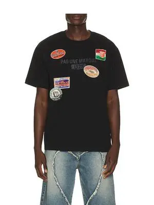 PAS UNE MARQUE Luggage Tag Pas Tee - Black
