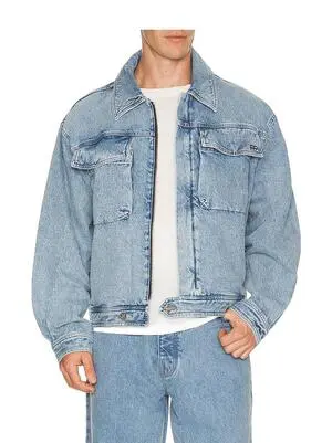 Filling Pieces Denim Trucker Jacket - Skyway