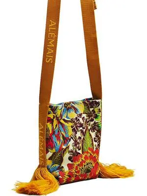 ALEMAIS Charlie Mini Crossbody Bag - Yellow Pattern