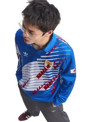 Adidas Japan 1993 Home Long Sleeve Jersey - Blue