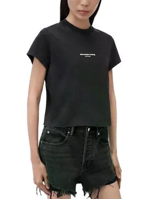 Alexander Wang Logo Print T-shirt - Black