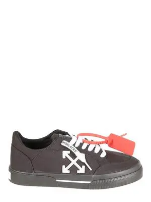 Off-White Off-White Logo Patch Lace-Up Sneakers Black