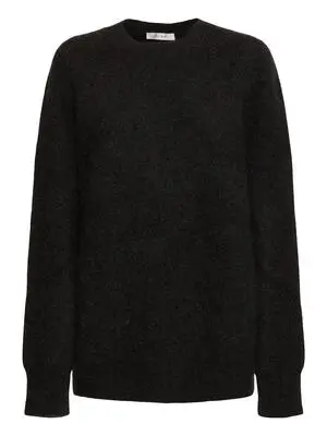 THE ROW Round Neck Sweater - Black