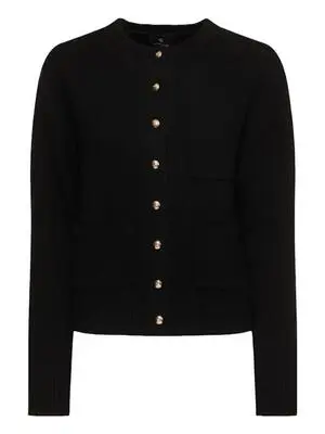 ANINE BING Cardigan With Button Detailing - Black
