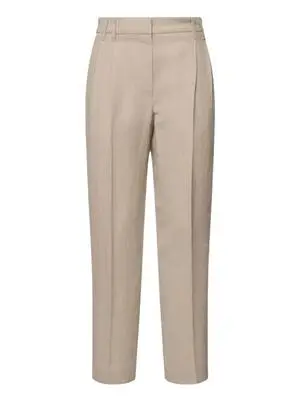 Brunello Cucinelli Brunello Cucinelli Tailored Casual Trousers Beige