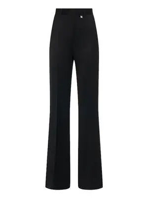 Giuseppe Di Morabito Pleated Wool Trousers - Black