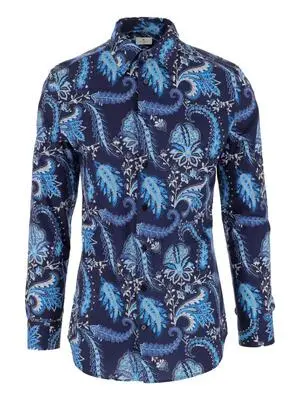 Etro Paisley-print Shirt - Blue