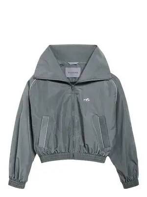 Balenciaga High Collar Track Jacket - Like Gray